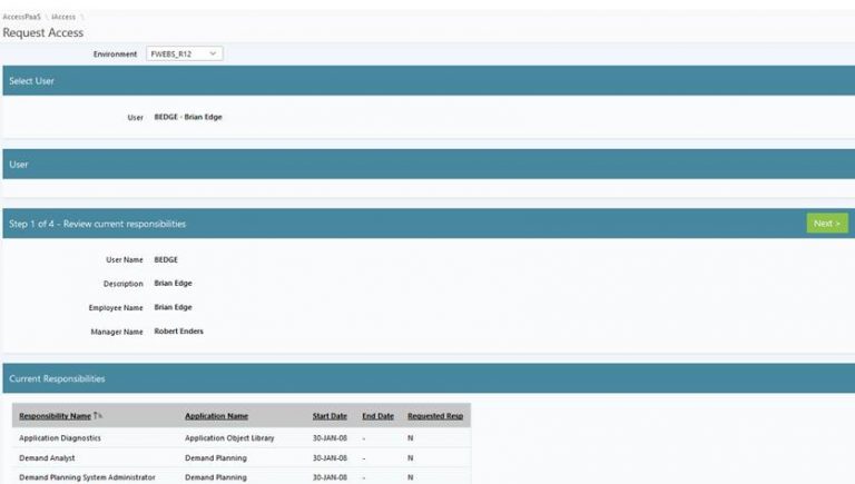 iAccess - Self Service Identity Based Fine Grained Provisioning