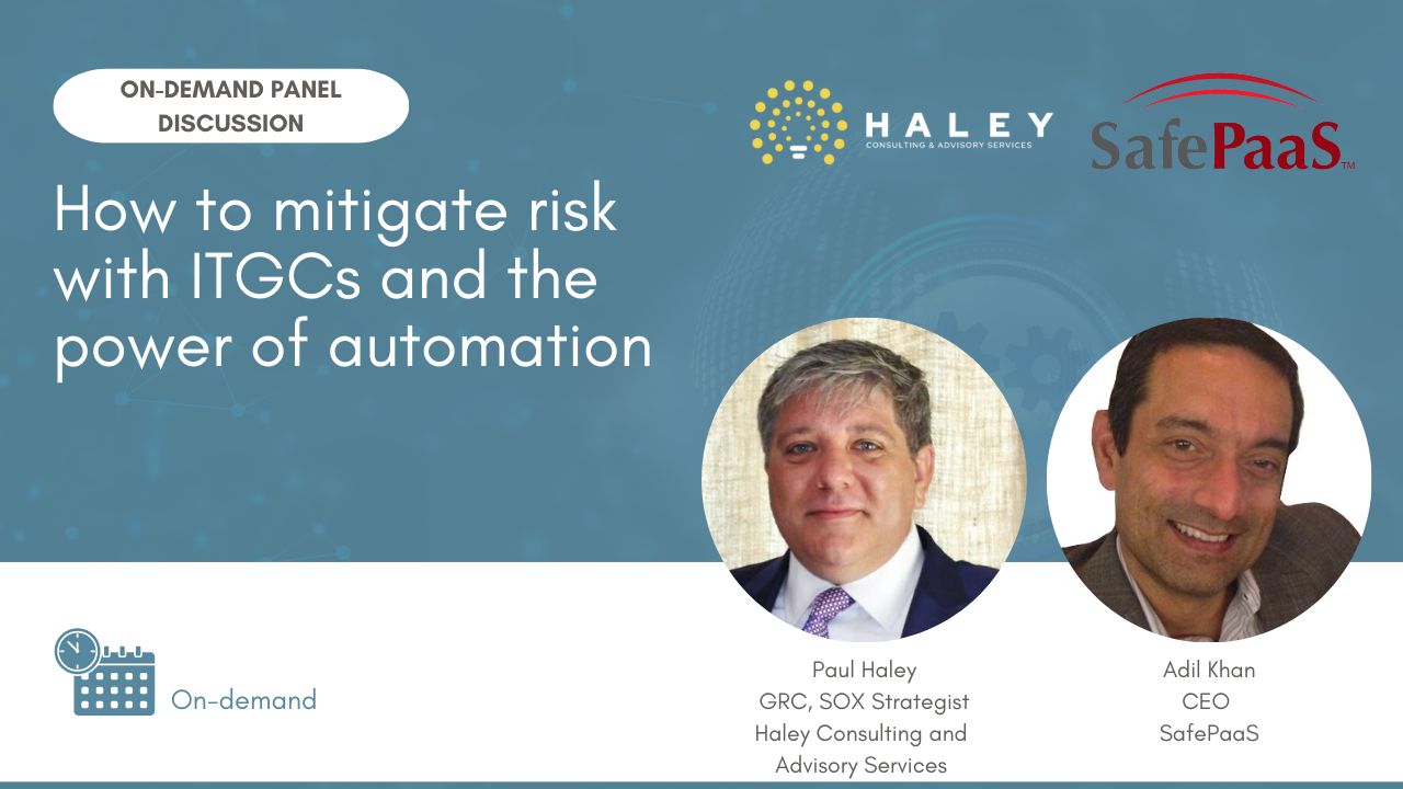 How to automate ITGCs - SafePaaS