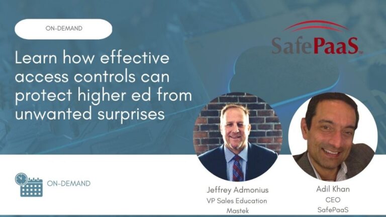 Access Governance for Higher Education - Safepaas