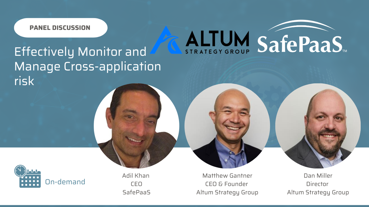 Cross-Application Security – automate controls - Safepaas