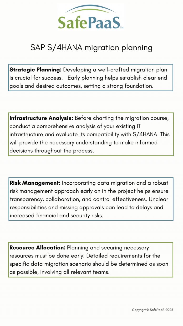 S/4HANA Migration Planning and Migration Approaches - SafePaaS