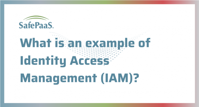 What is an example of Identity Access Management (IAM)?